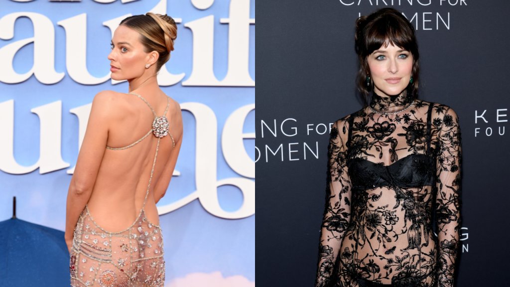 Прозрачните рокли, които стилно показват много: Марго Роби и Дакота Джонсън в тренда - Webcafe.bg